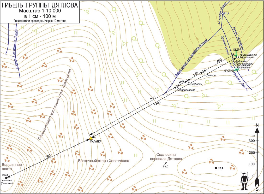 Dyatlov Pass Incident Map Dyatlov Pass Incident Map